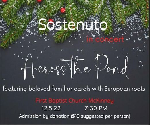 Sostenuto in Concert - Across the Pond Tickets, First Baptist Church ...