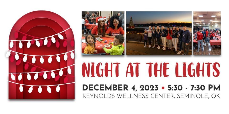Night at the Lights, Reynolds Wellness Center, Seminole, 4 December 2023