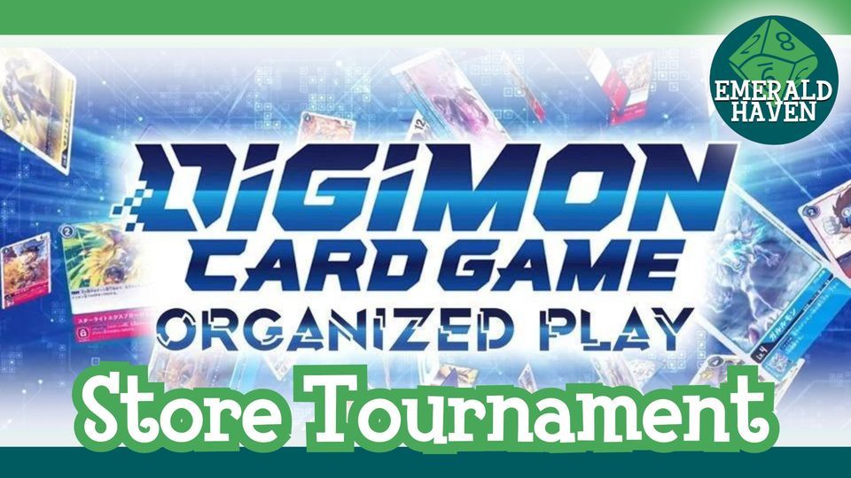 DIGIMON Card Game Store Tournament, Emerald Haven, Longview, 16 March 2024