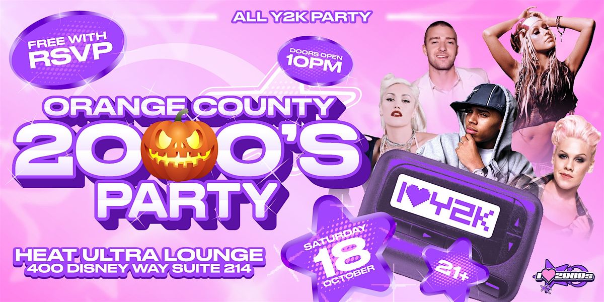 I Love 2000s! Halloween Party @ Heat Ultra Lounge OC!, HEAT Ultra ...