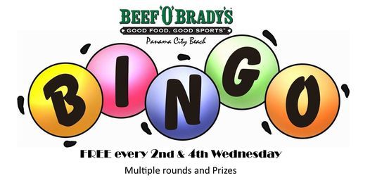 Bingo @BeefsPCB, Beef 'O' Brady's Panama City Beach, 26 January to 28 ...