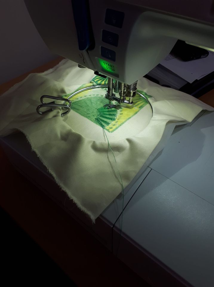 Introduction to free machine stitch, The Old School, Warrington, 17 ...