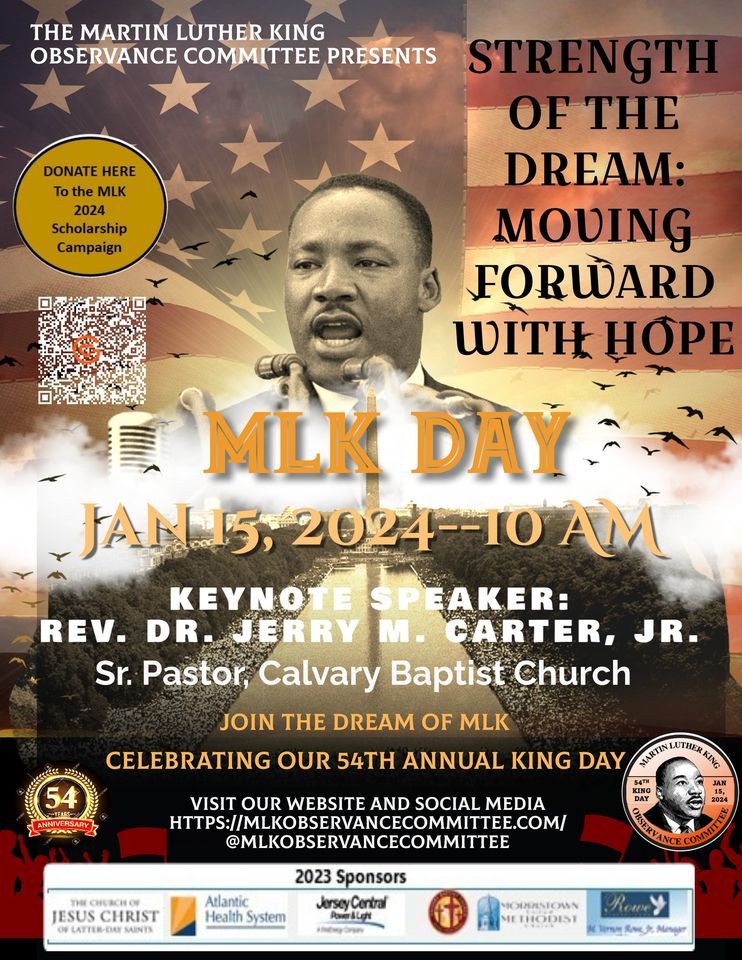 2024 MLK Day Commemorative Service, Calvary Baptist Church ,Morristown ...