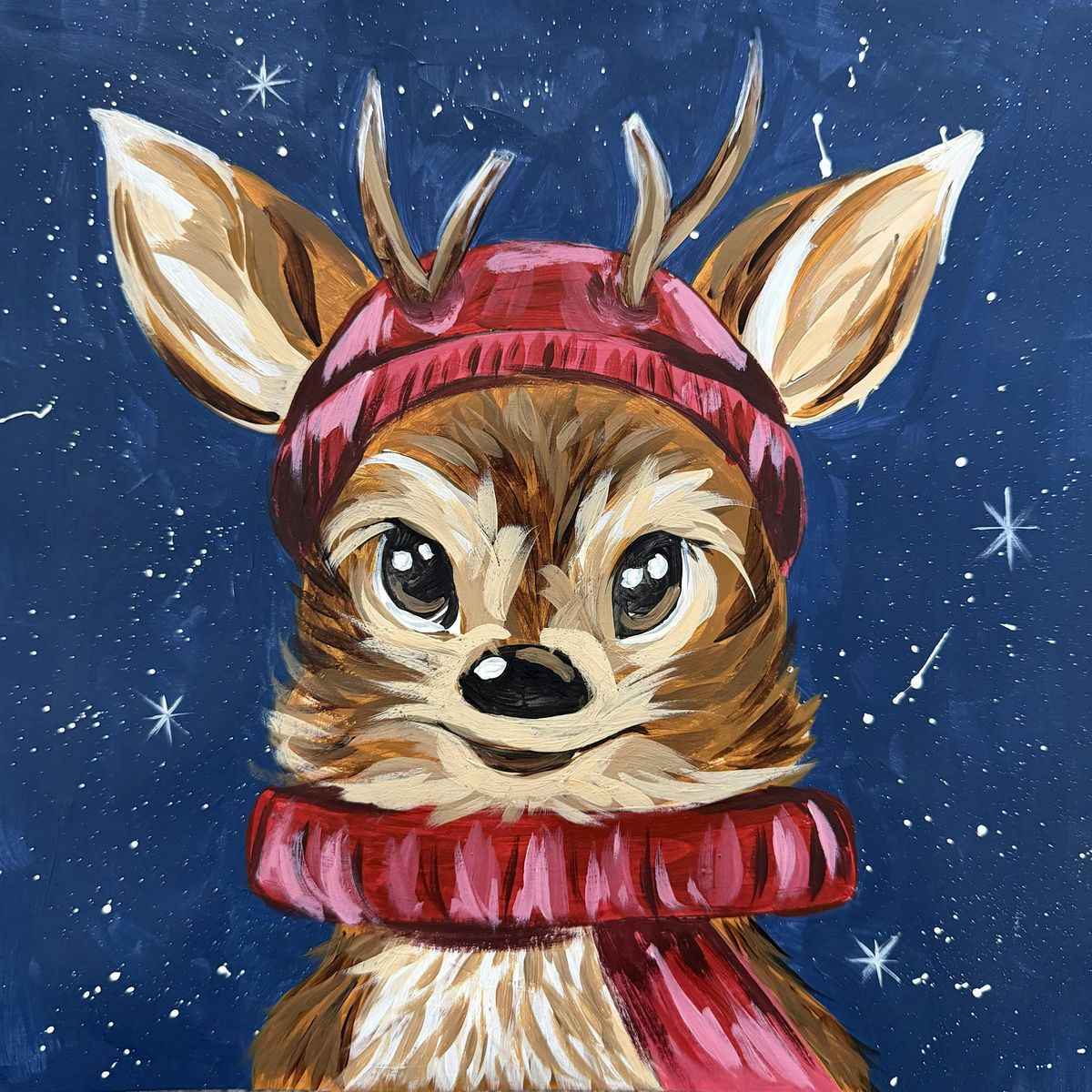 Christmas Painting Workshop, Ridgewell Village Hall, Halstead, 23 ...