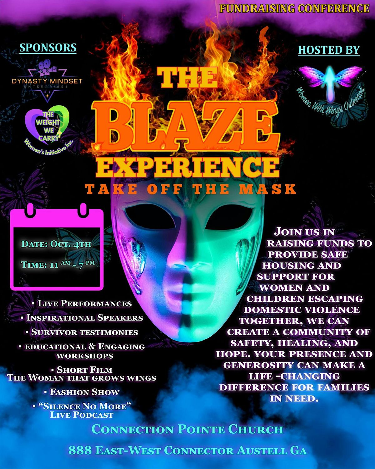 The Blaze Conference "Take Off The Mask ", Connection Pointe Christian ...