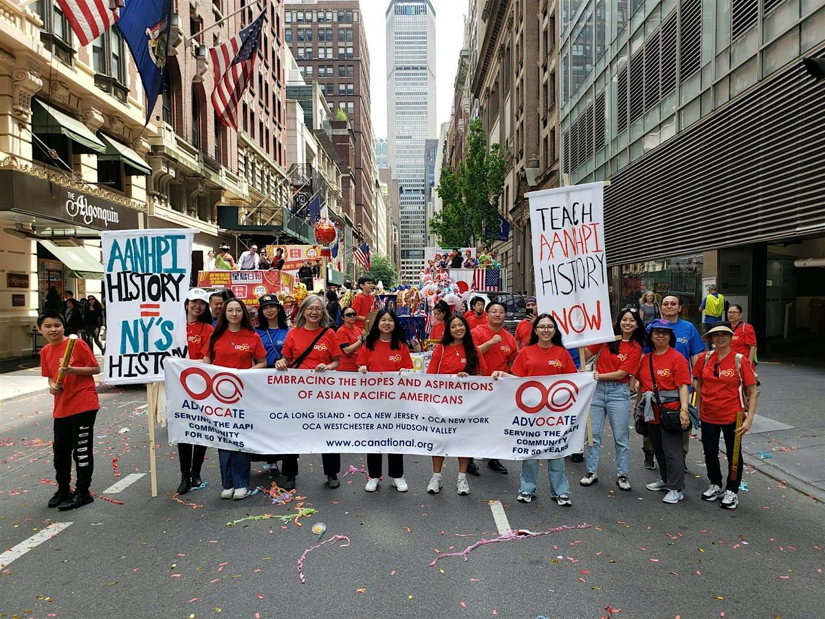 March With OCA at 2025 AAPI Heritage Month Parade, 6th Avenue, New York ...