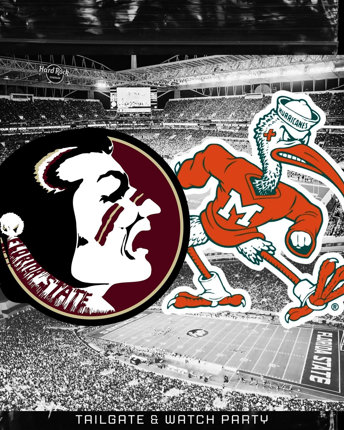 UM vs. FSU Tailgate & Watch Party at Stunnas Fit, Stunna's FIT, Miami ...