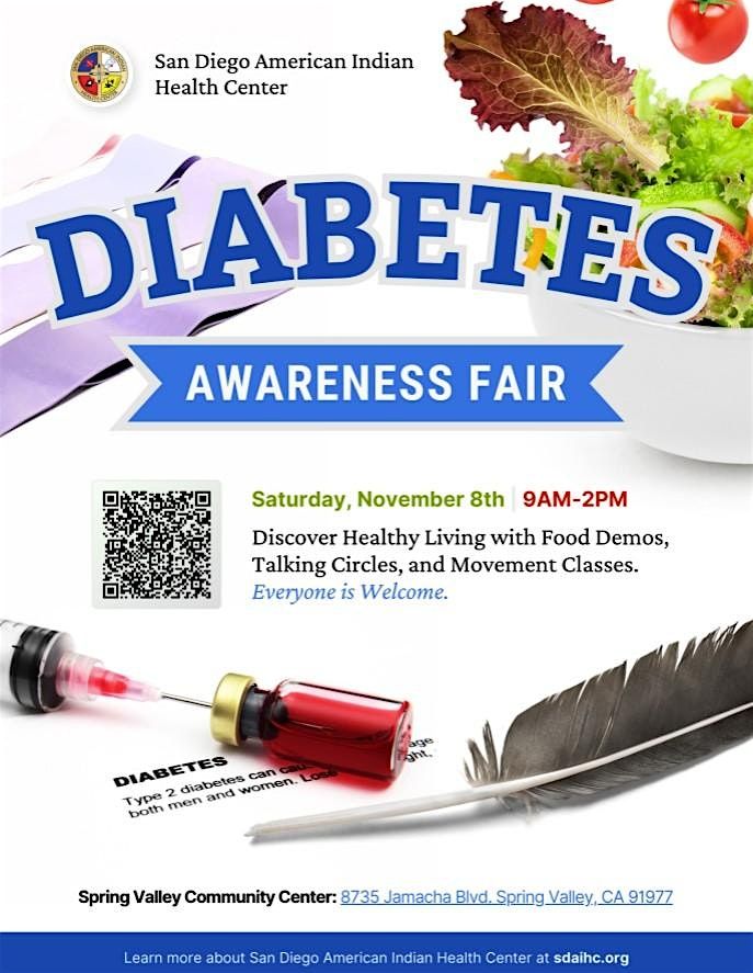 Diabetes Awareness Fair, Spring Valley Community Center, 8 November 2025