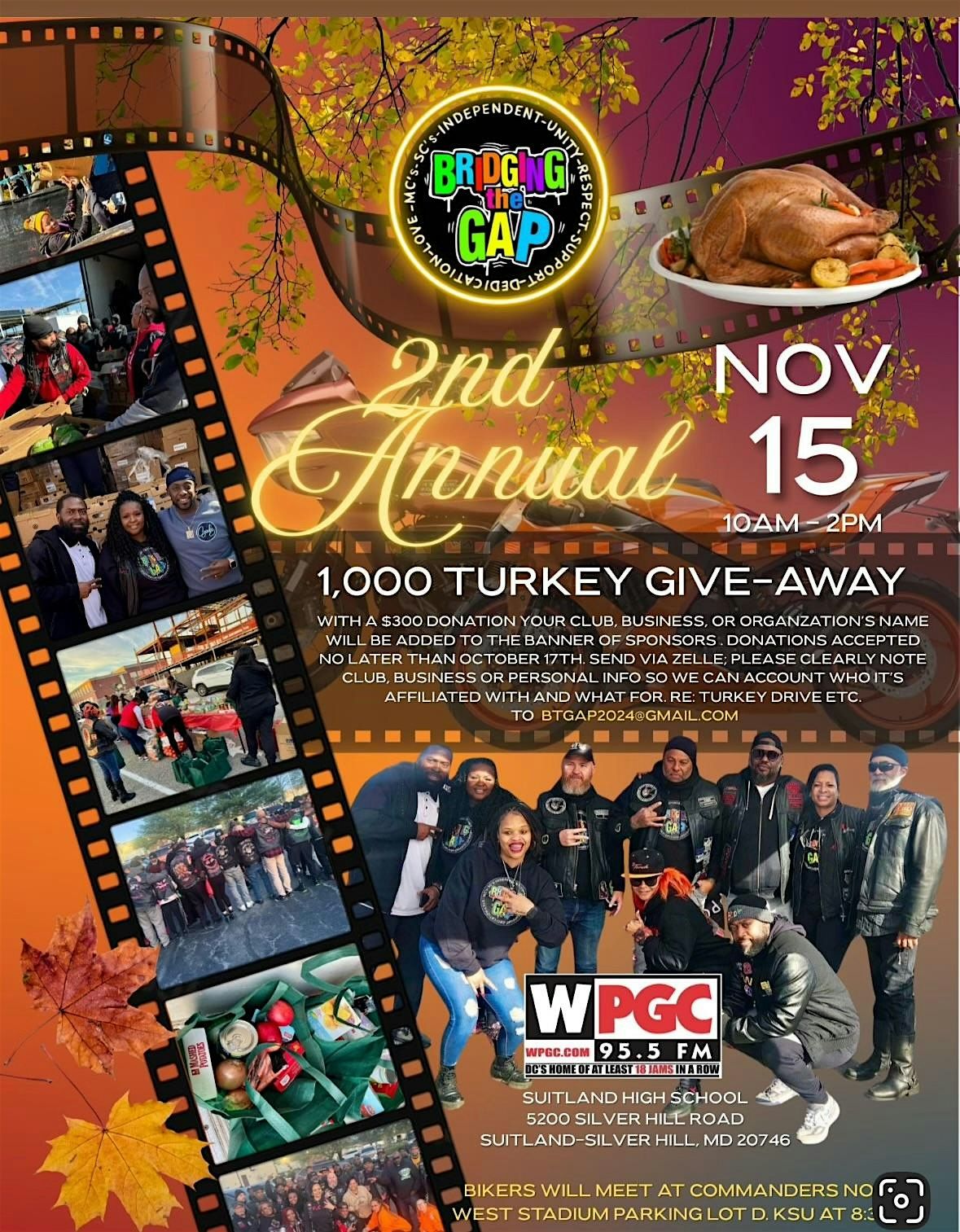 Bridging The Gap 2nd Annual 1,000 Turkey Giveaway, Suitland High School ...