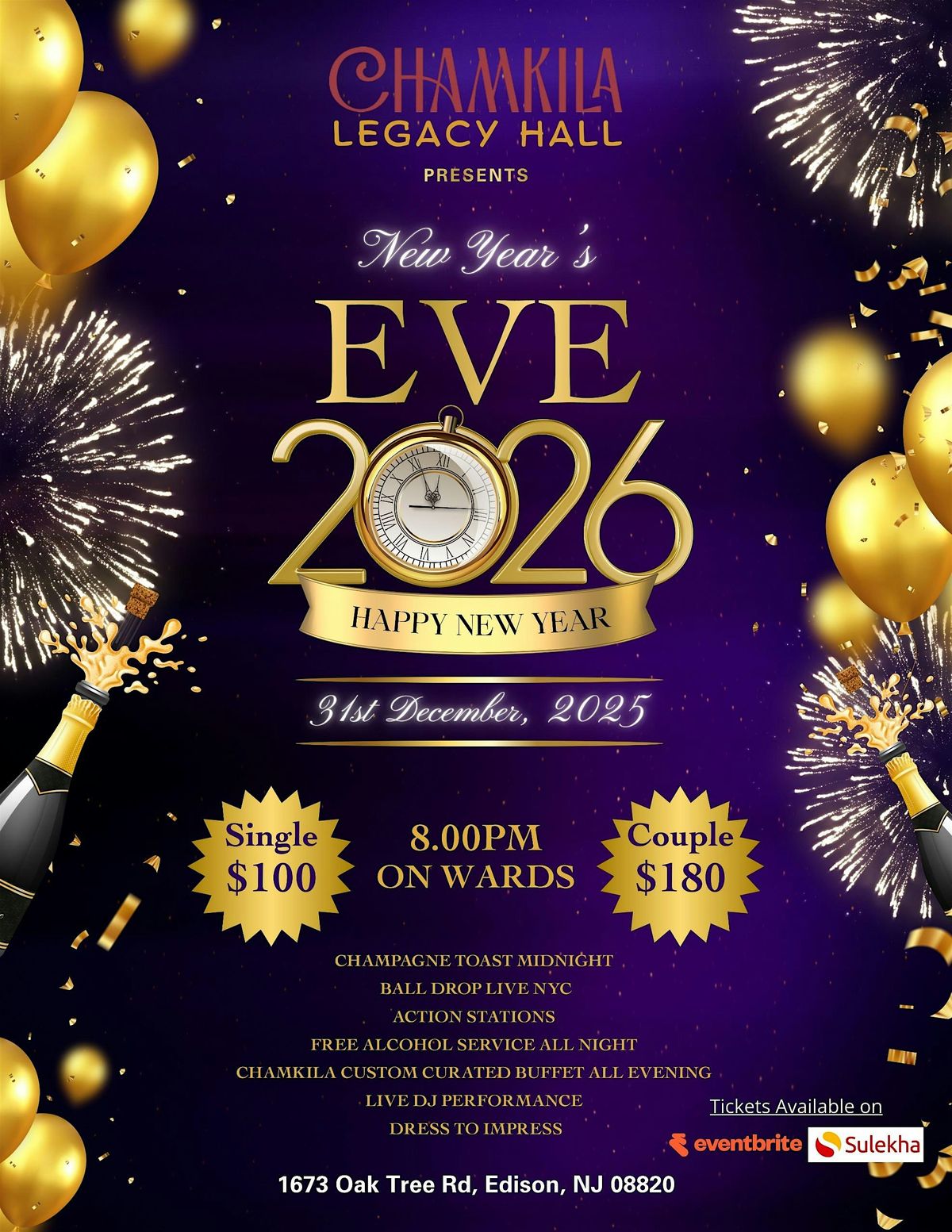 Midnight Magic at Chamkila Legacy Hall – NYE 2026, Chamkila Express ...