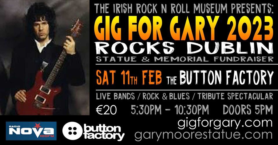 Gig for Gary 2023 Rocks DUBLIN | Gary Moore 12th Anniversary Fundraiser ...