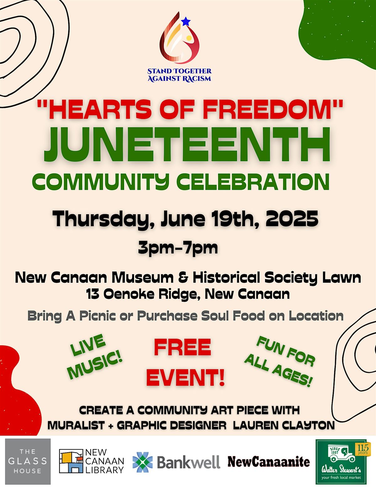 2025 - HEARTS OF FREEDOM- A Juneteenth Community Celebration, New ...