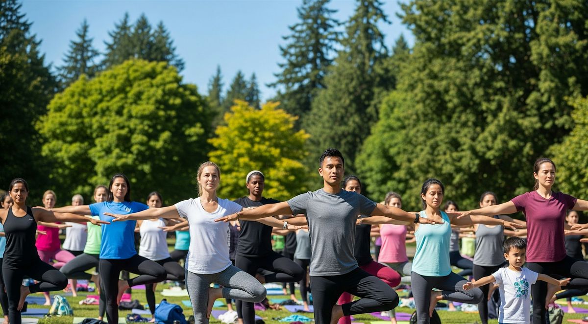International Day of Yoga Portland 2025, Shute Park, Hillsboro, 21 June ...