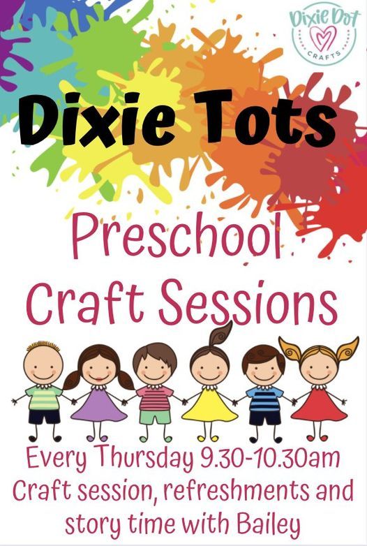 Dixie Tots Preschool Crafts, Dixie Dot Crafts, Gloucester, 10 March 2022
