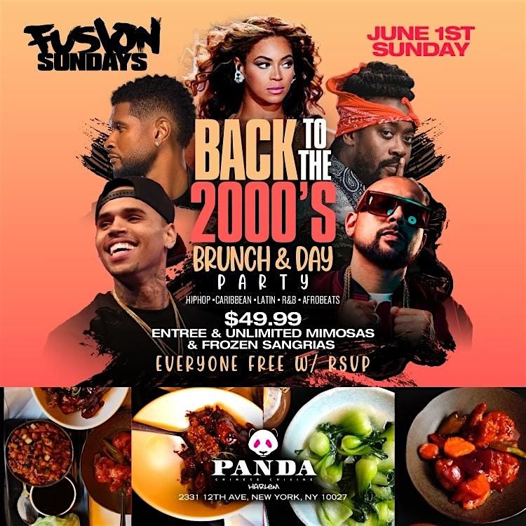 90s vs 00s Brunch and Day Party at Panda NYC, Panda Harlem, New York, 1 ...