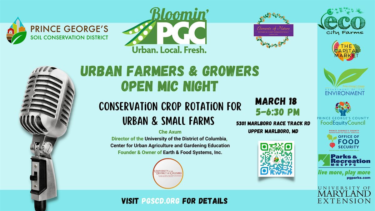 Crop Rotation for Urban & Small Farms - Urban Farmer Open Mic Night ...