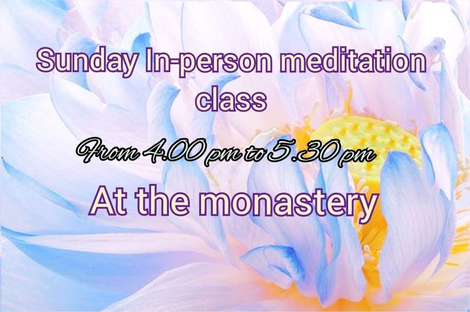 Sunday in-person meditation session, Saskatoon Buddha Meditation Centre ...