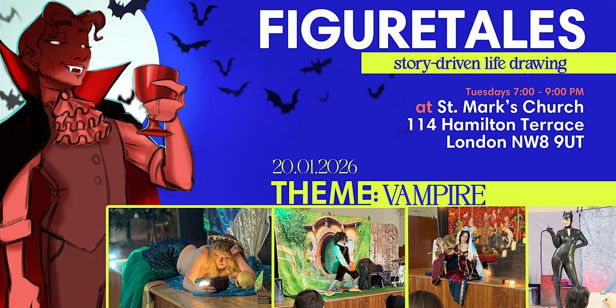 Figuretales: Themed Life Drawing in NW8. Draw stories!, St Mark's ...