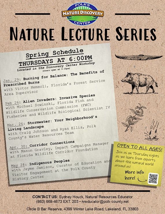 Nature Lecture Series: Burning for Balance-The Benefits of Prescribed ...