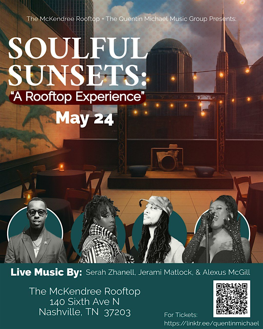 Soulful Sunsets: A Rooftop Experience, 140 6th Ave N, Nashville, 24 May ...