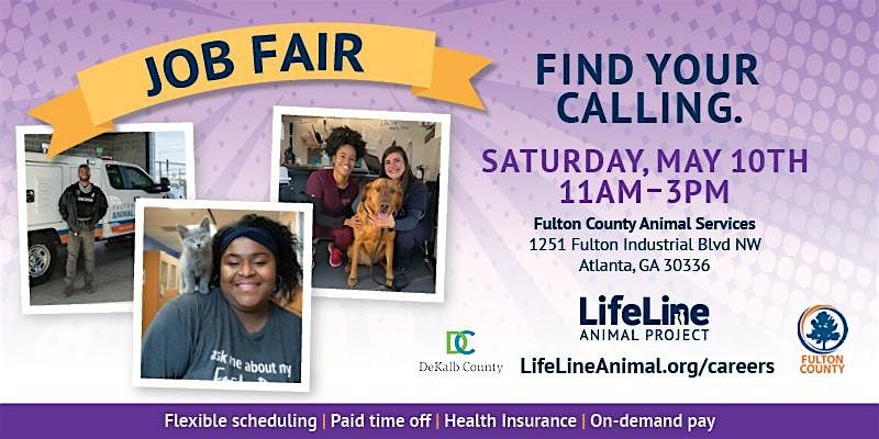 Job Fair, Fulton County Animal Services, Atlanta, 10 May 2025