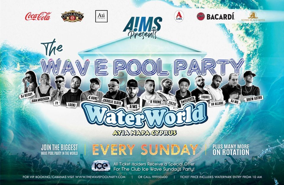 The Wave Pool Party / Grand Opening / June 26th / WaterWorld Themed ...