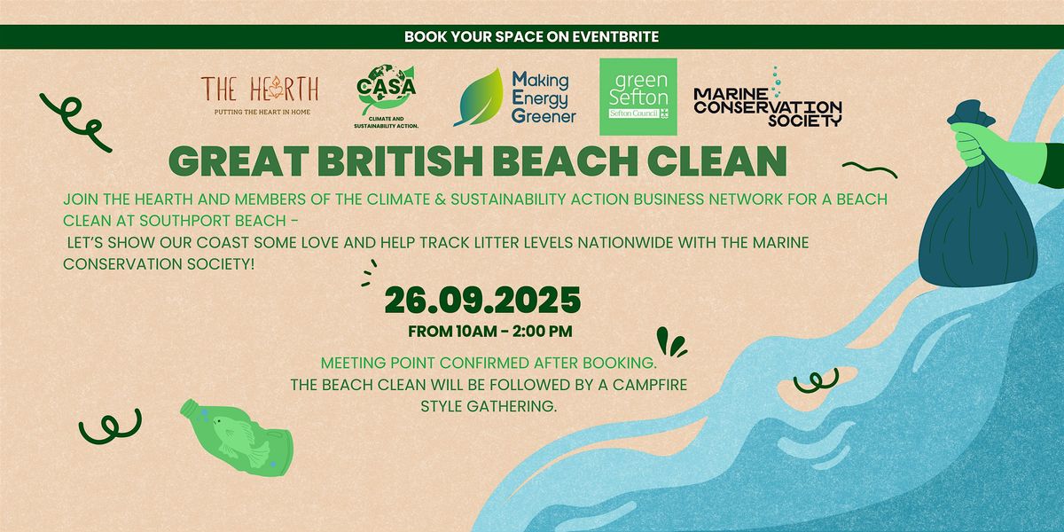 Great British Beach Clean- Southport, Southport Park and Ride, 26 ...