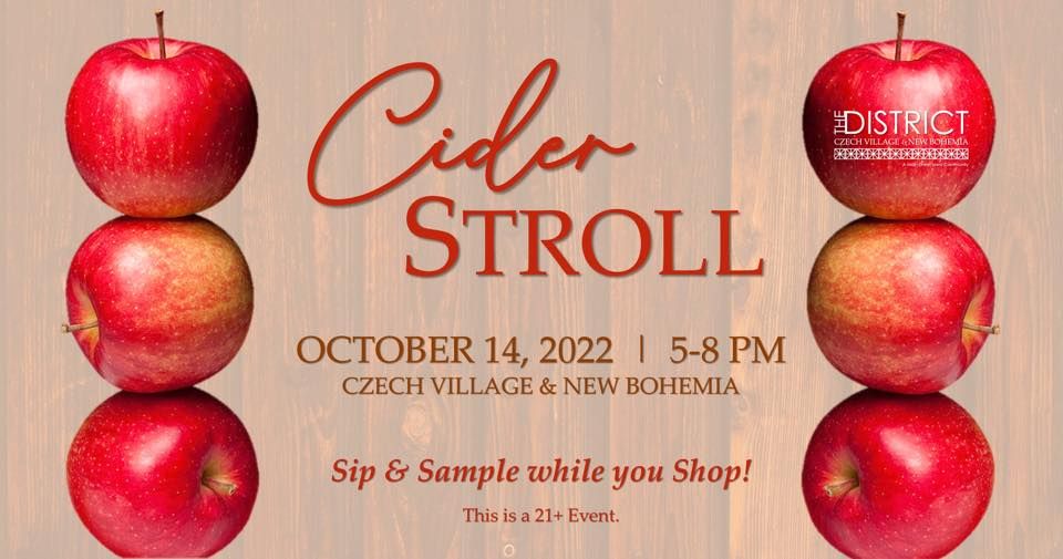 Cider Stroll 2022, The District: Czech Village & New Bohemia, Cedar ...