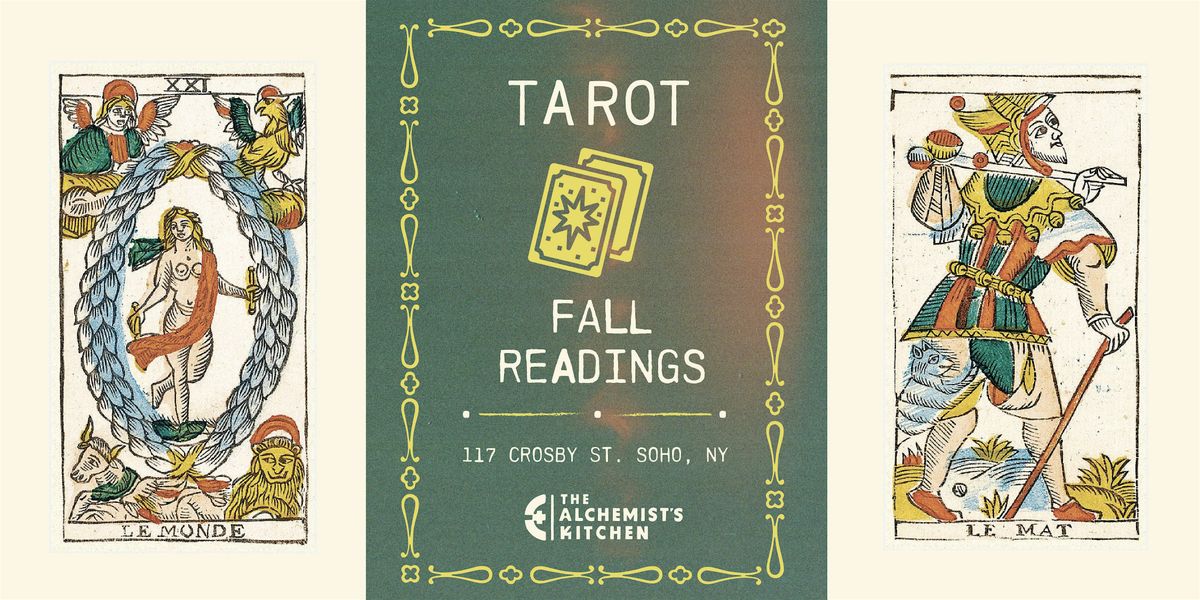 Saturday Tarot with Gina Jean @ The Alchemists Kitchen, The Alchemist's Kitchen Elixir Bar, New ...