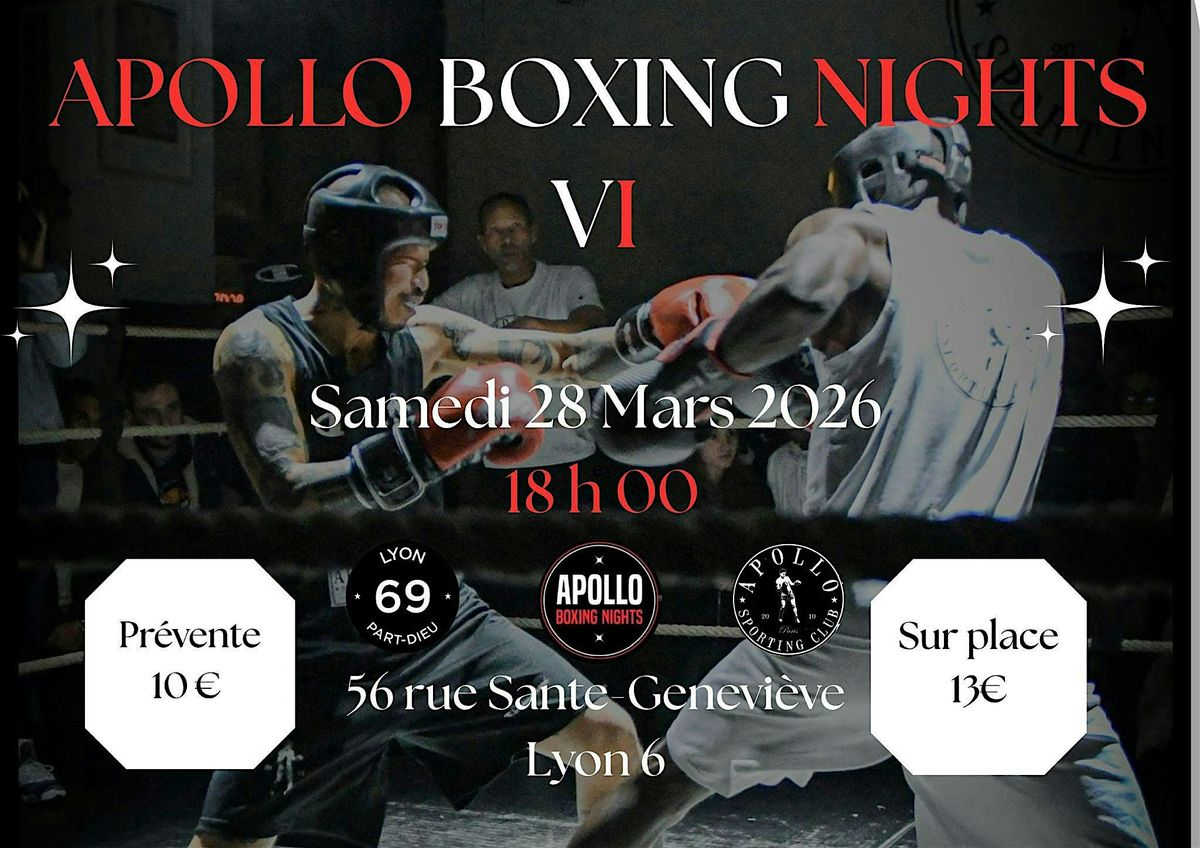 Apollo Boxing Night, Apollo Sporting Club, Lyon, 28 March 2026
