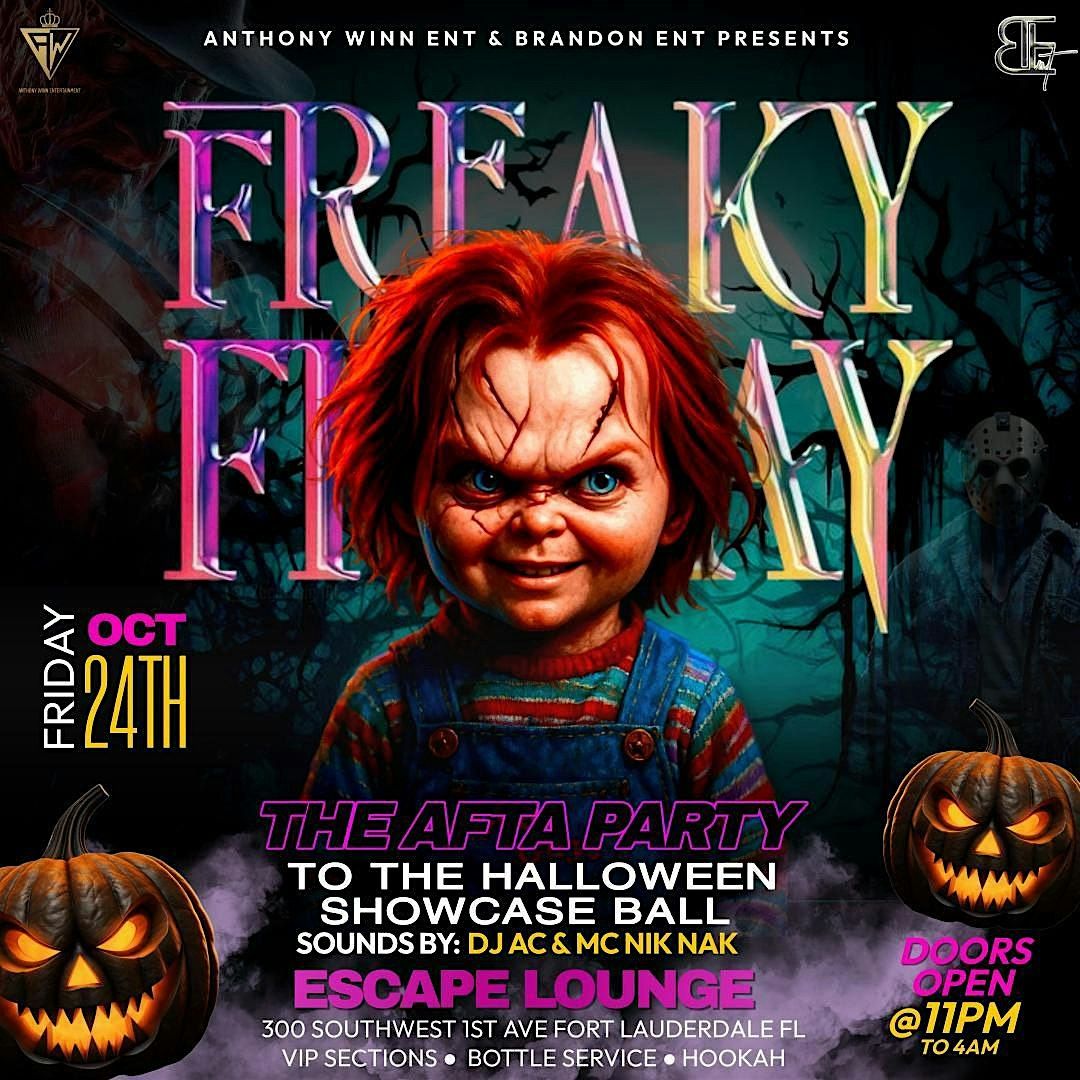 FREAKY FRIDAY, Escape Lounge, Fort Lauderdale, 24 October to 25 October