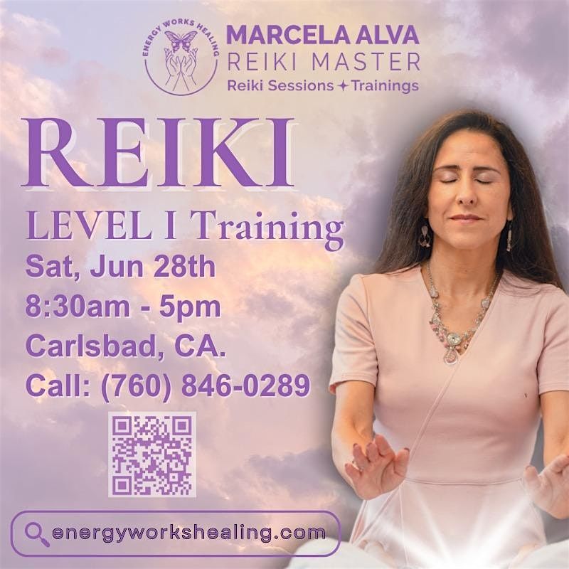 LEARN REIKI -REIKI LEVEL 1 TRAINING, Carlsbad Senior Center, 28 June 2025