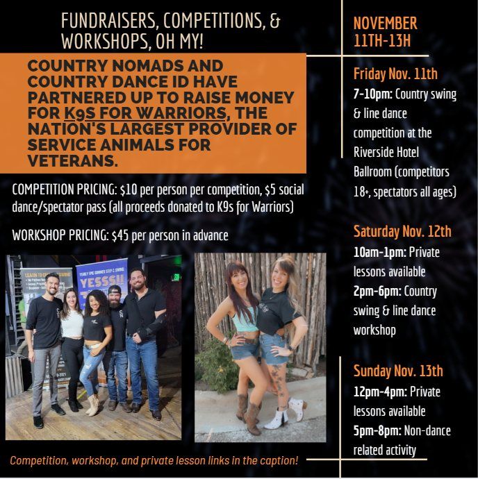 Veterans Weekend with the Country Nomads, The Riverside Hotel - Boise ...