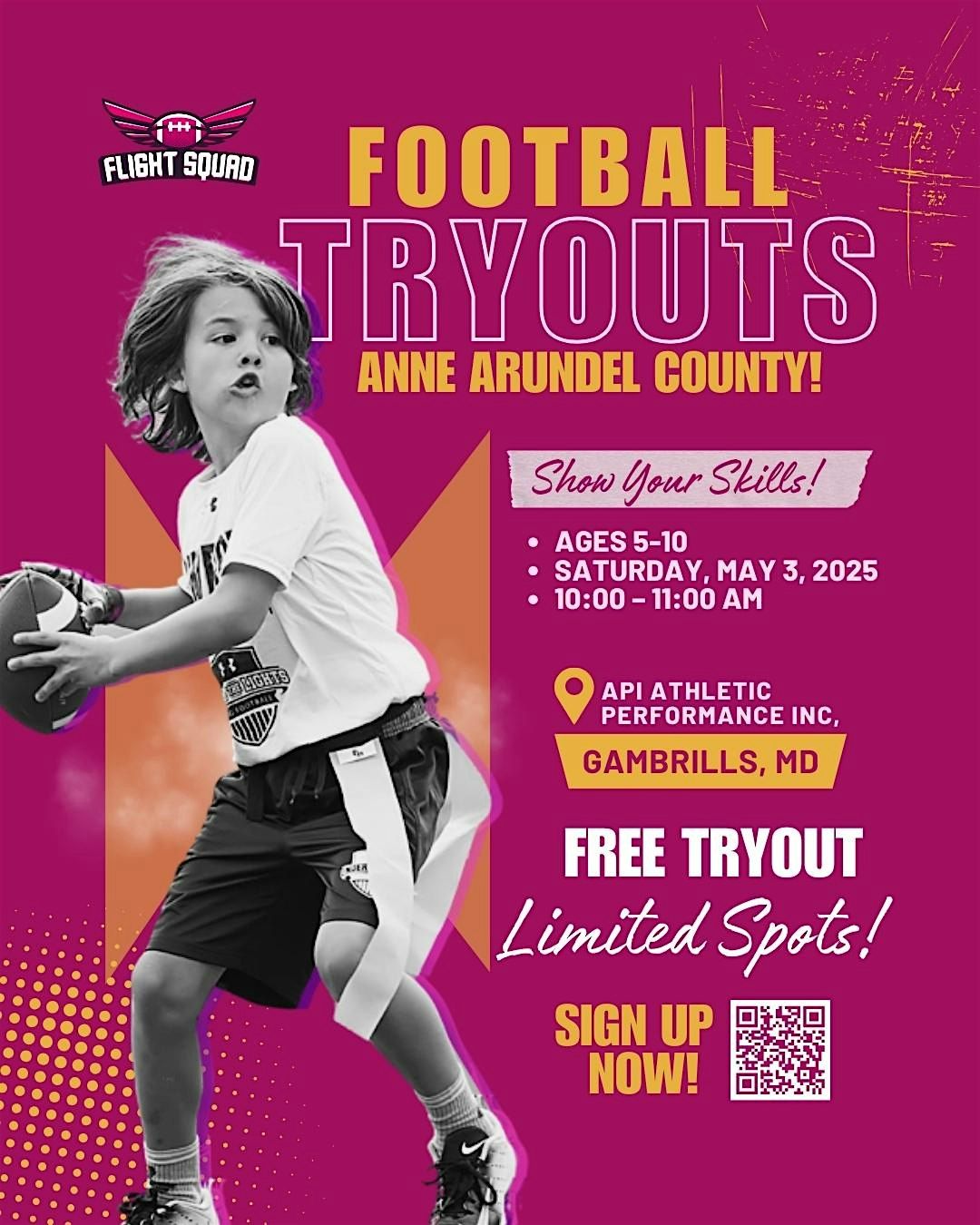 Flight Squad Flag Football Tryouts – Anne Arundel County!, Athletic ...