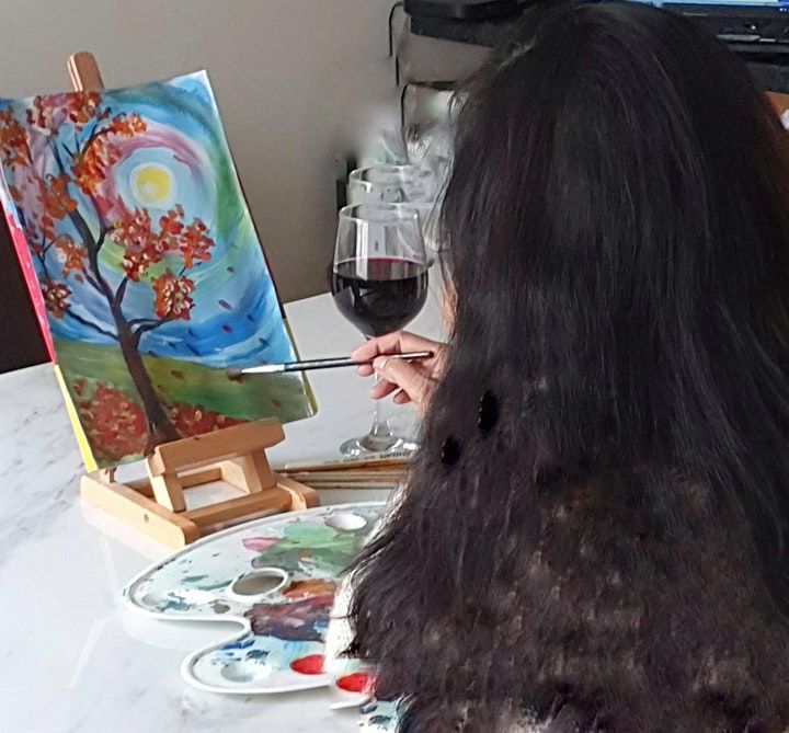 Sip and Paint, Arthur House, Manchester, 19 June 2022