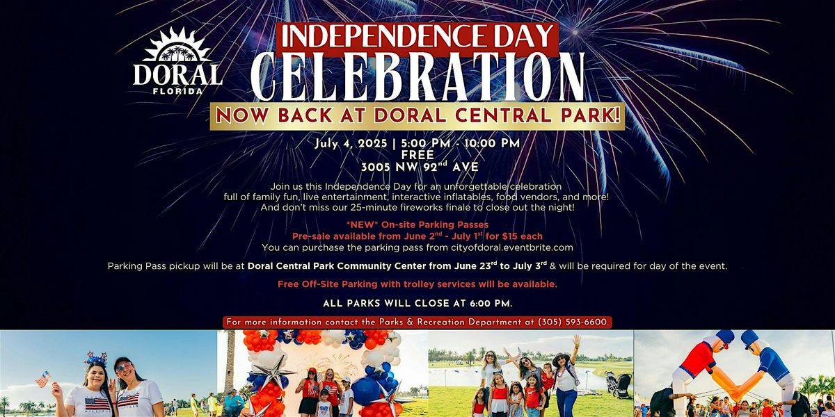 Dorals 2025 Independence Day Celebration, Doral Central Park, 4 July 2025