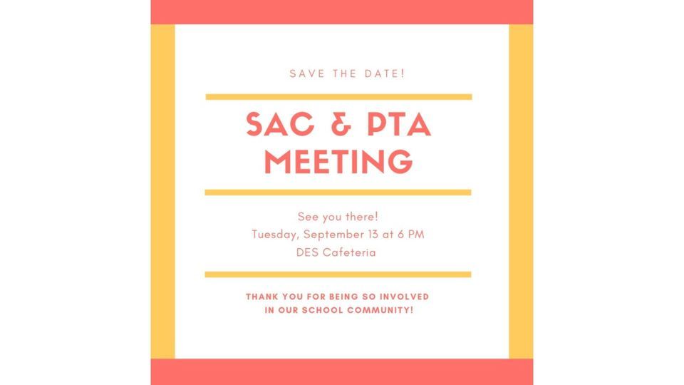 SAC and PTA Meeting, Dommerich Elementary, Maitland, 13 September 2022