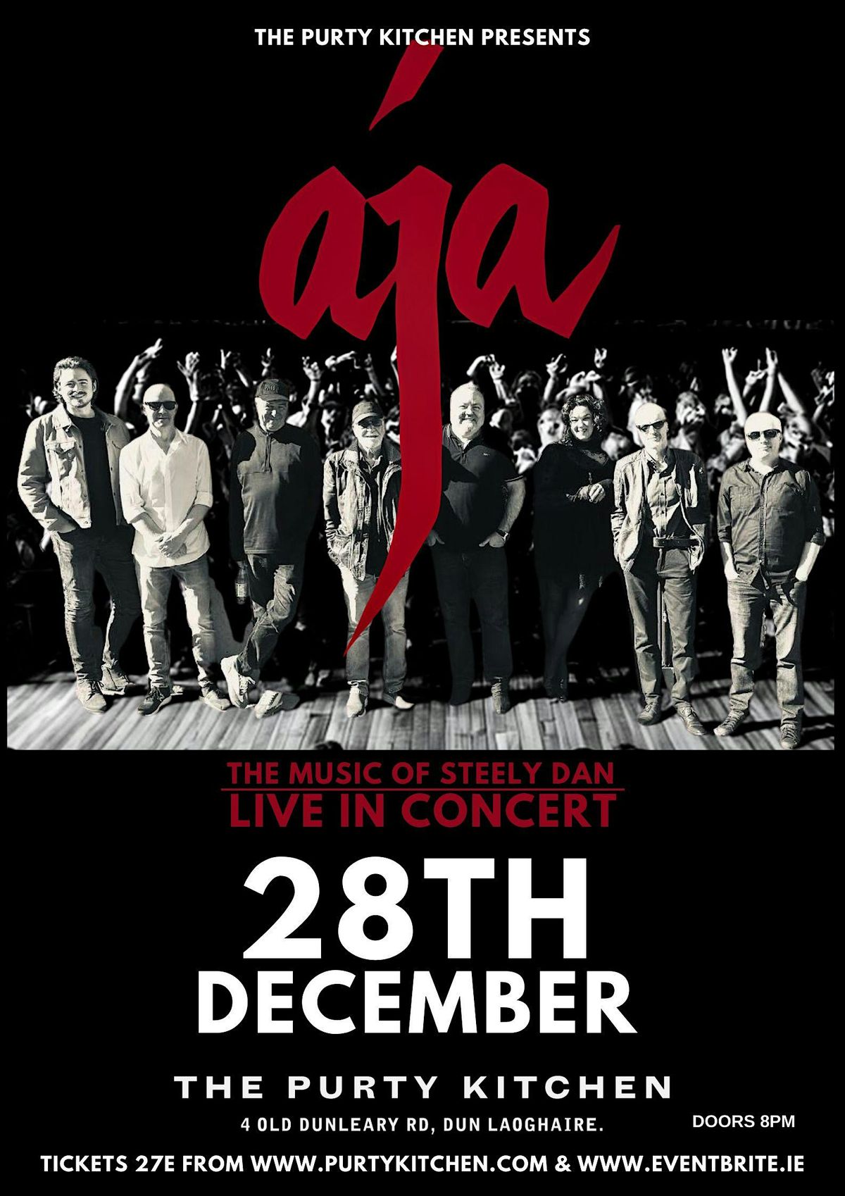 AJA - A Tribute to Steely Dan - Live in Concert, The Purty Kitchen ...