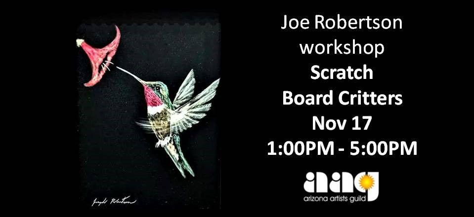 Joe Robertson Scratch Board Critters, Arizona Artists Guild, Phoenix ...