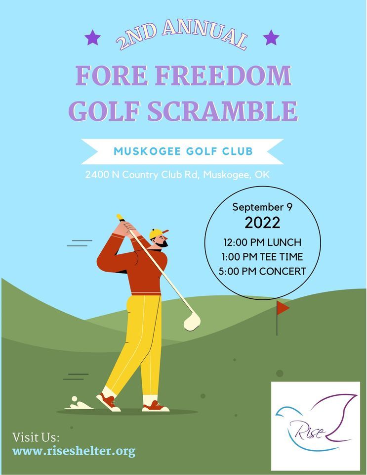 2nd Annual Fore Freedom Golf Scramble, Muskogee Golf Club, 9 September 2022
