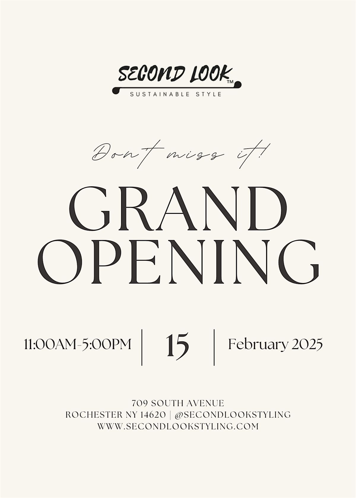 Second Look Boutique Grand Opening, 709 South Ave, Rochester, 15 ...