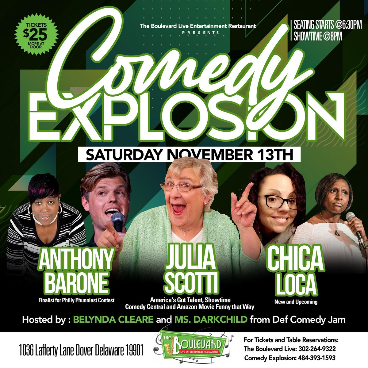 Comedy Explosion with Julia Scotti from Americas Got Talent, The ...