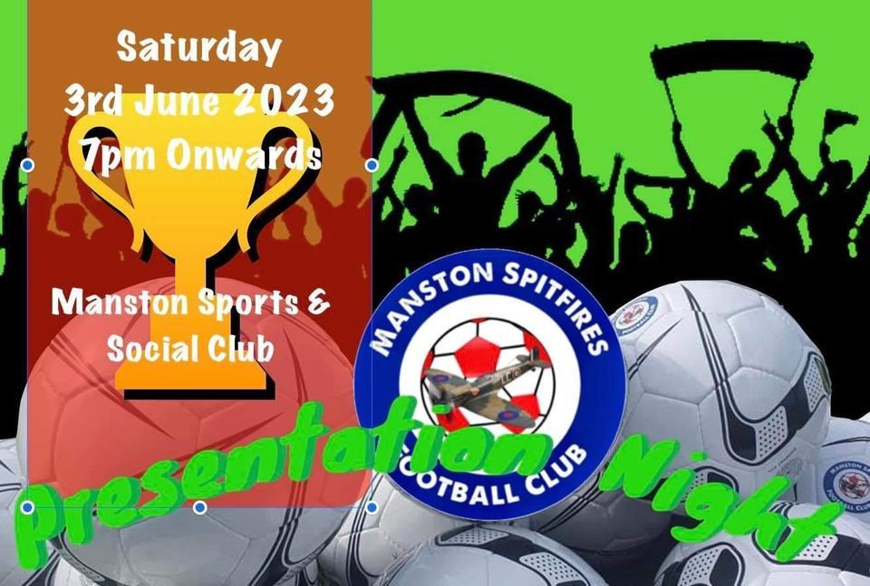 Manston Spitfires FC 2023 Presentation Night, Manston Sports & Social ...
