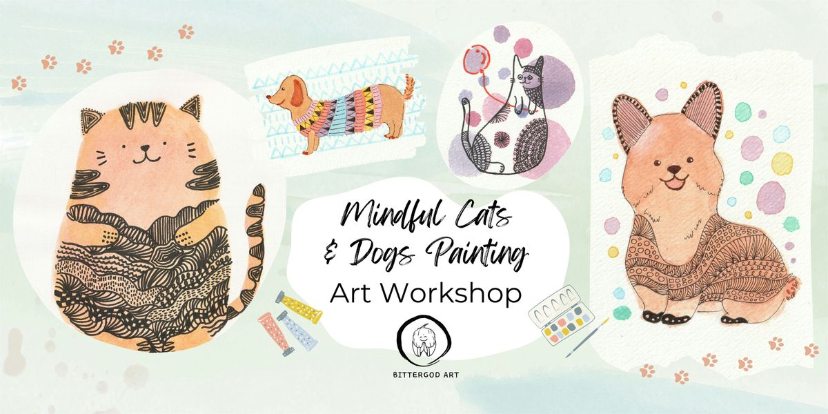 Paws and Relax: Mindful Cats and Dogs Painting Art Workshop, Tampines Avenue 8, 18 October 2025