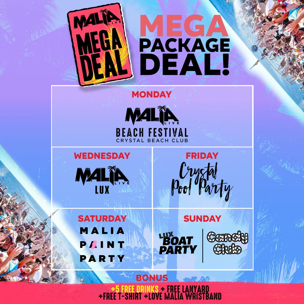 Malia Live Mega Deal August 2022, Various Venues Malia Crete, 70007 ...