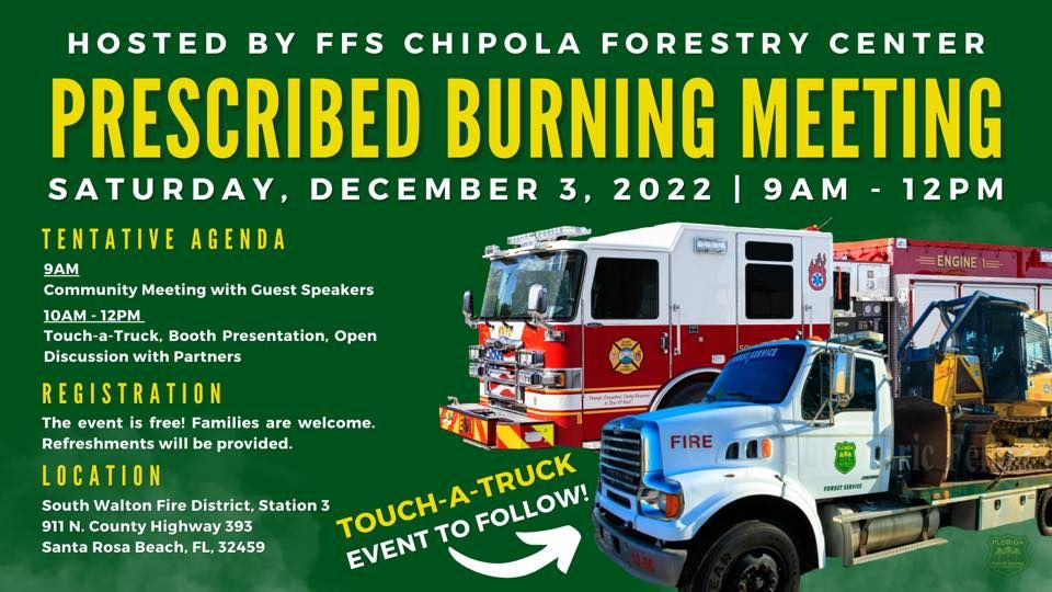 Prescribed Burn Meeting, South Walton Fire District, Santa Rosa Beach ...