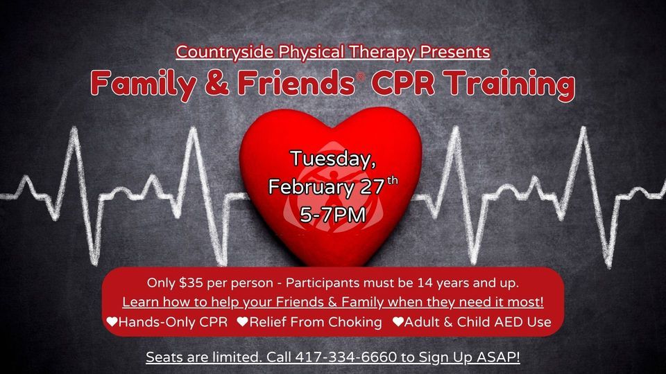 CPR Training Class, Countryside Therapy, Branson, 27 February 2024