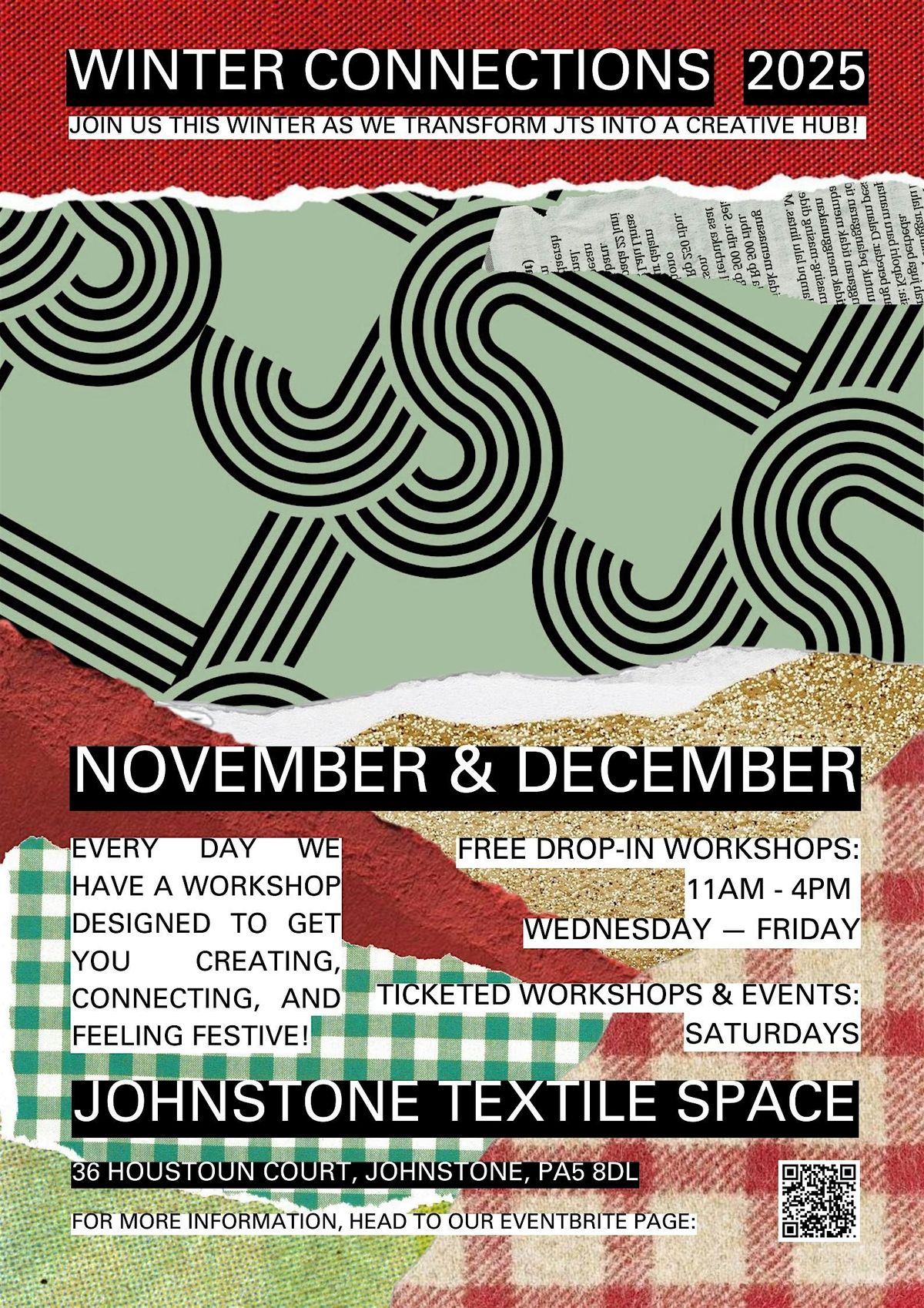 Fabric Wreath Making / Winter Connections @ JTS, 36 Houstoun Ct ...