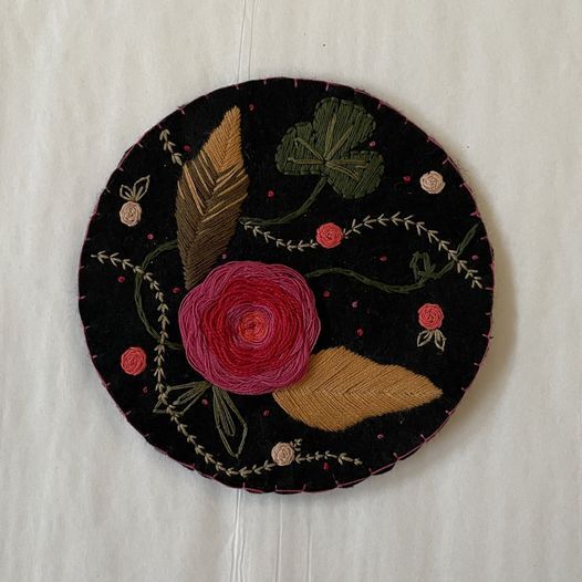 Embroidery Workshop: Felt Patches, POST, Detroit, 3 June 2021