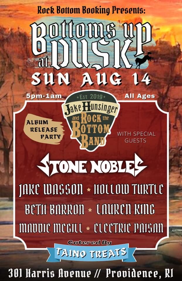 Bottoms Up: Jake Hunsinger & The Rock Bottom Band CD Release Show ...